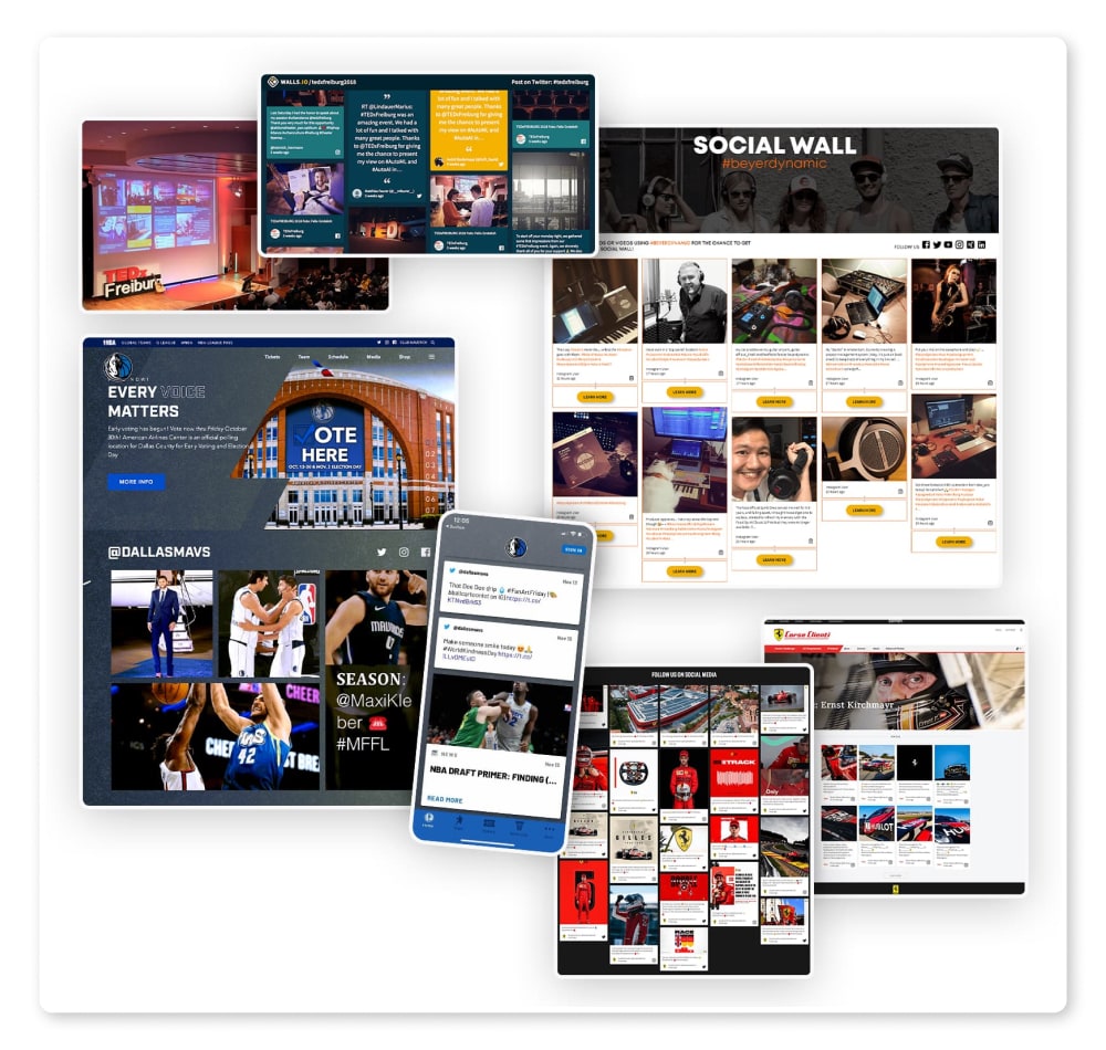 How to Amplify Engagement with a Social Media Display Wall